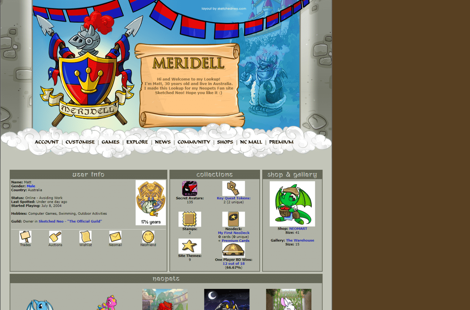 New Meridell User Lookup - SketchedNeo.com